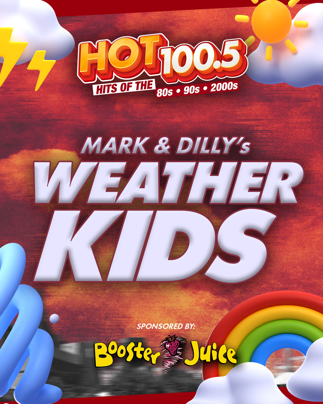 HOT 100.5 | Mark & Dilly's Weather Kids